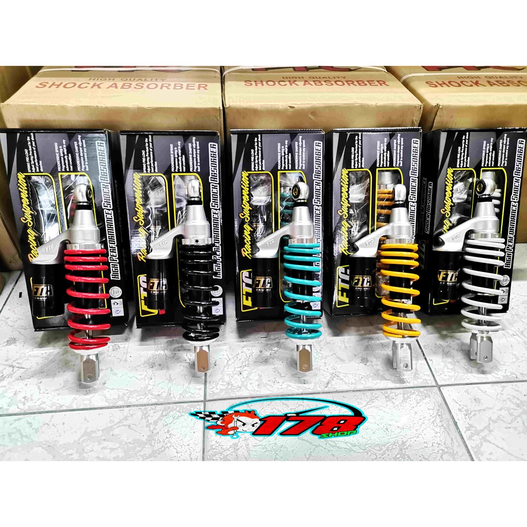 FTC shock for yamaha mio fino skydrive beat click(300MM) | Shopee ...