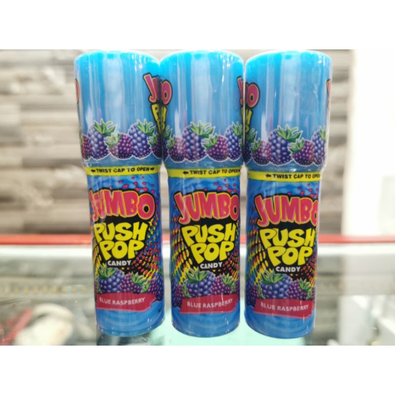 Jumbo Push Pop Blue Raspberry Candy | Shopee Philippines