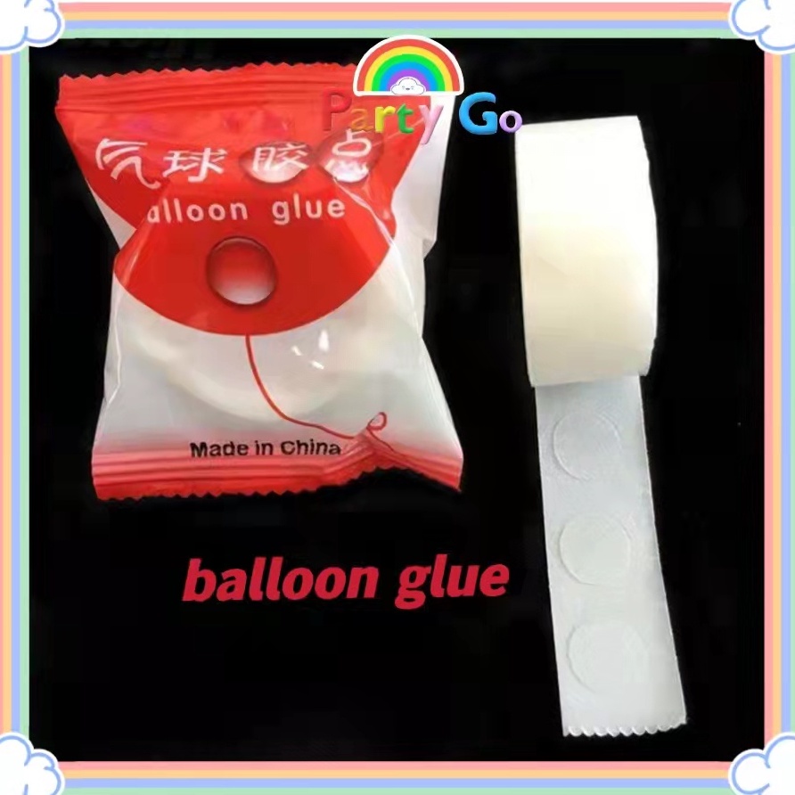 100pcs Balloon glue dot points birthday party needs balloons tape ...