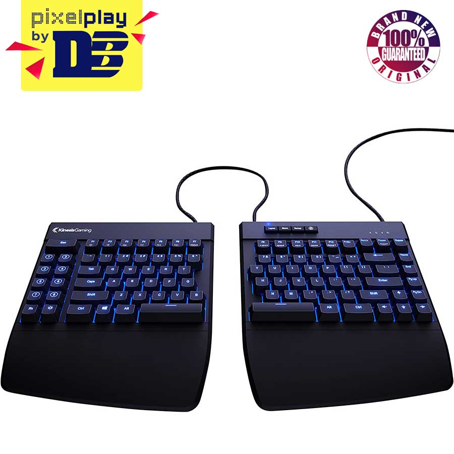 Kinesis Gaming Freestyle Edge Split Mechanical Gaming Keyboard (US Blue ...