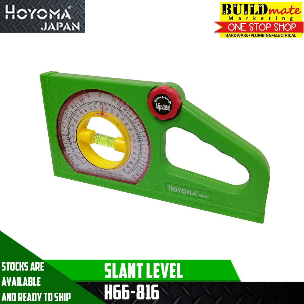 HOYOMA Slant Level Adjustable Angle Measuring Level Tool Angle Finder ...