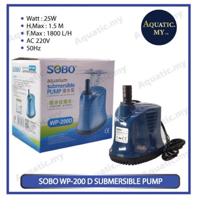 Sobo WP-200D Submersible Pump | Shopee Philippines