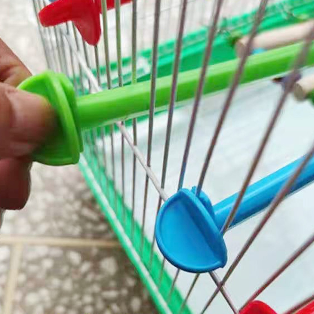 3 Pcs Birds Plastic Stand Parrot Perch Pole Pet Supplies Holder Bird ...