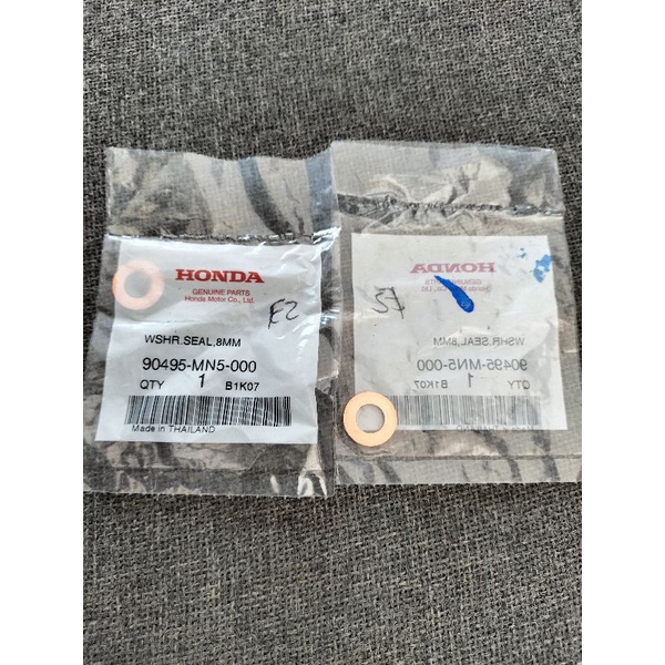 Honda Genuine Copper Washer Original For All Honda Scooter Gear Oil (8 ... Honda Genuine Copper Washer Original For All Honda Scooter Gear Oil (8 ...