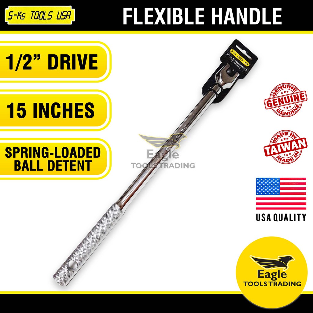 S-Ks Tools USA Flexible Handle 15 inches 1/2" drive 380mm | extension ...