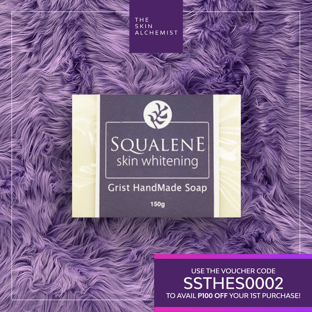 Squalene Skin Whitening Grist Handmade Soap | Shopee Philippines