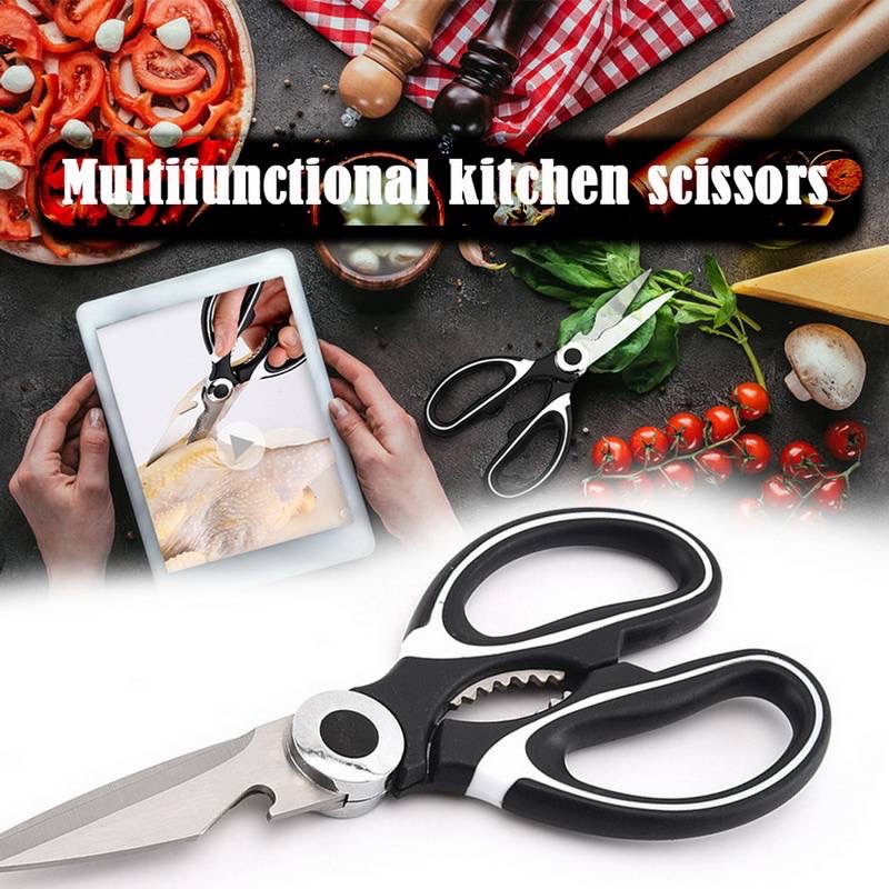 Kitchen Scissors Tool Multifunctional Stainless Steel Cut Meat ...