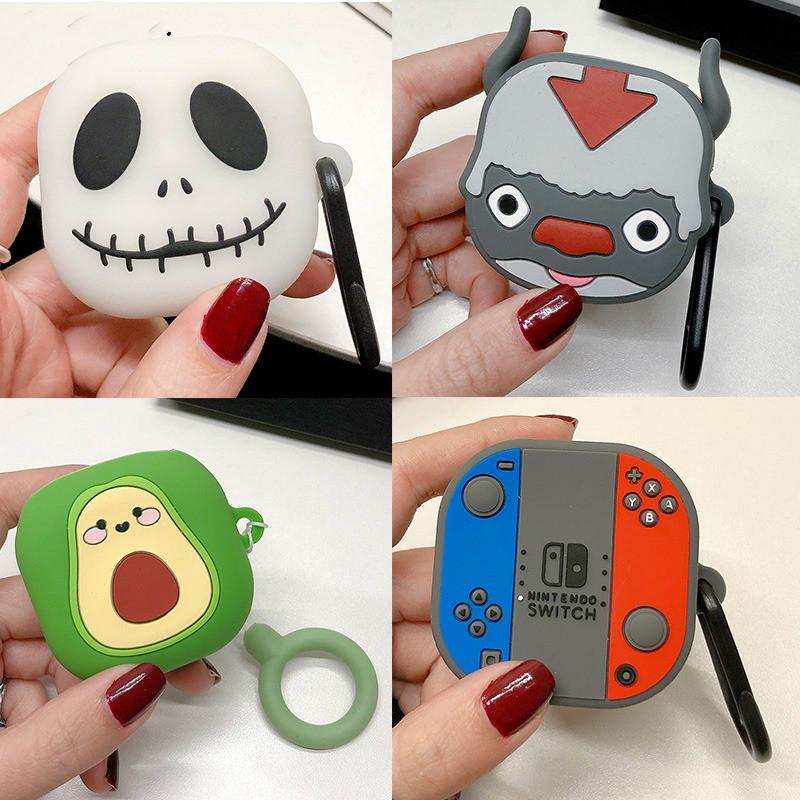 3D Cute Cartoon Earphone Case for 2020 for Galaxy Buds Live & Buds FE ...