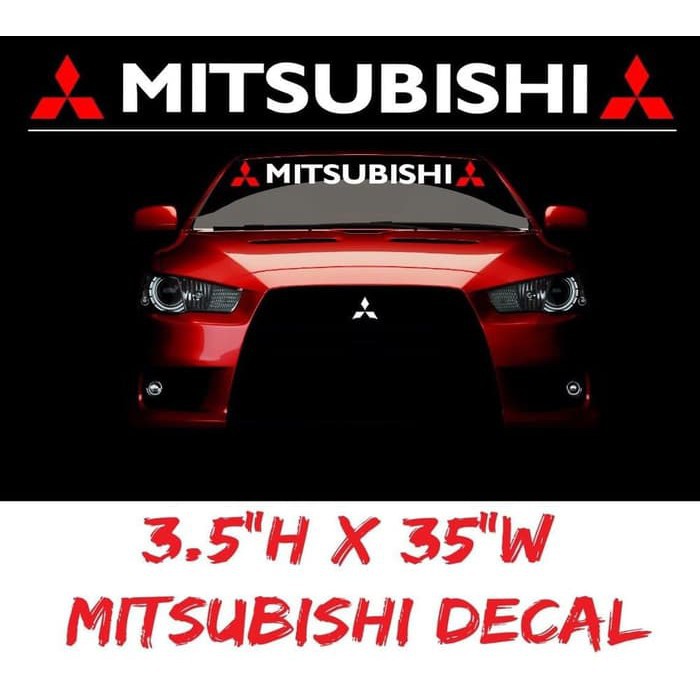 Mitsubishi cutting stickers mitsubishi triton galant lancer pajero ...