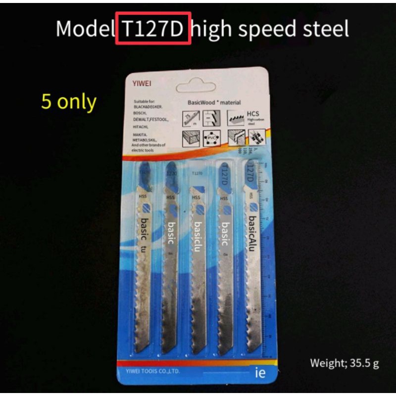 HSS Steel Jigsaw Blades Wood Steel Fast Cutting Reciprocating Jigsaw ...