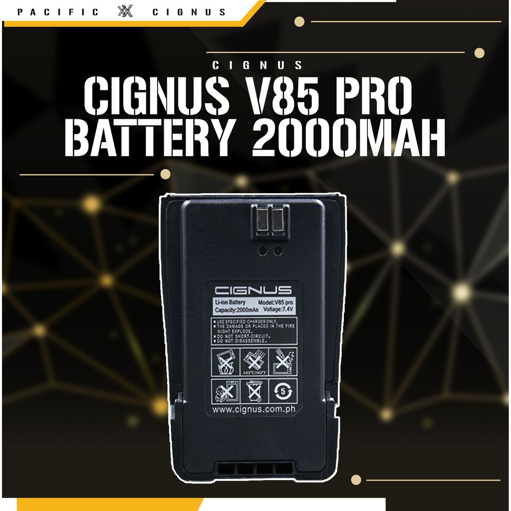 Cignus v85 pro battery 2000mah | Shopee Philippines