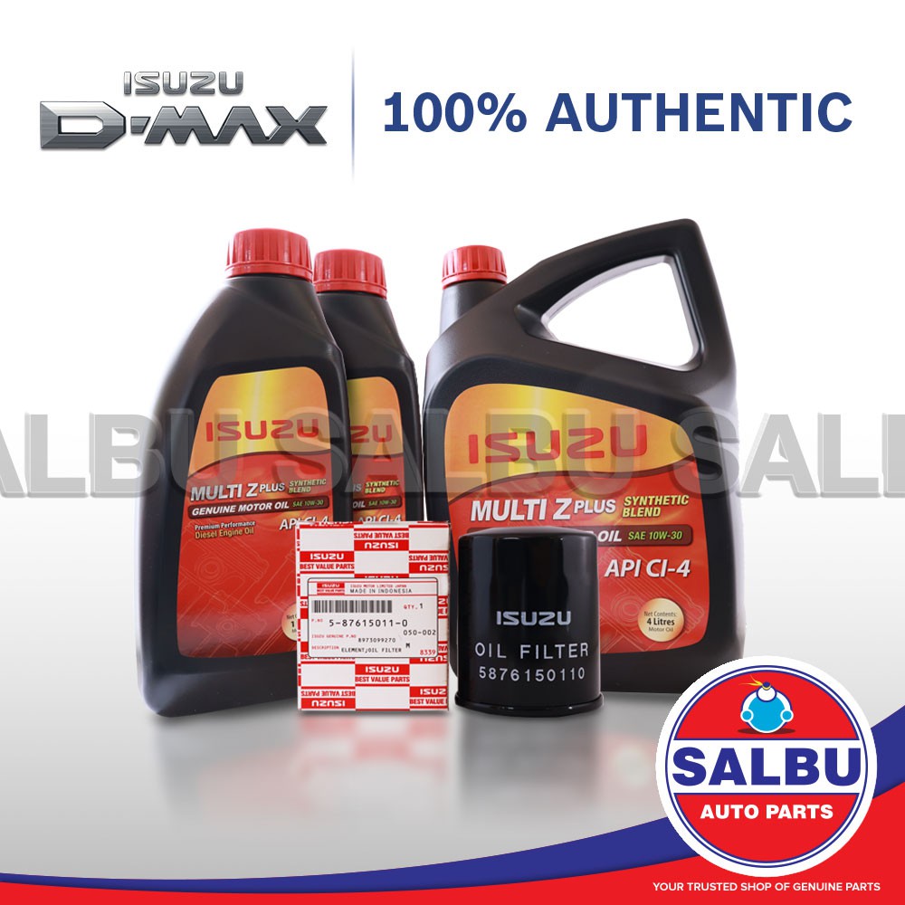 ISUZU Change Oil BUNDLE for Isuzu D-MAX 2003-2006 | Shopee Philippines