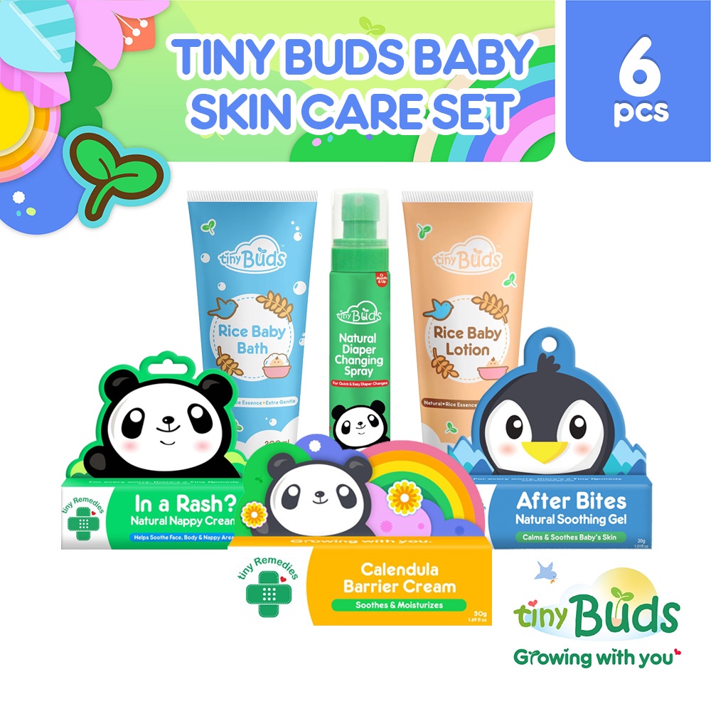 Tiny Buds Baby Skin Care Set | Shopee Philippines