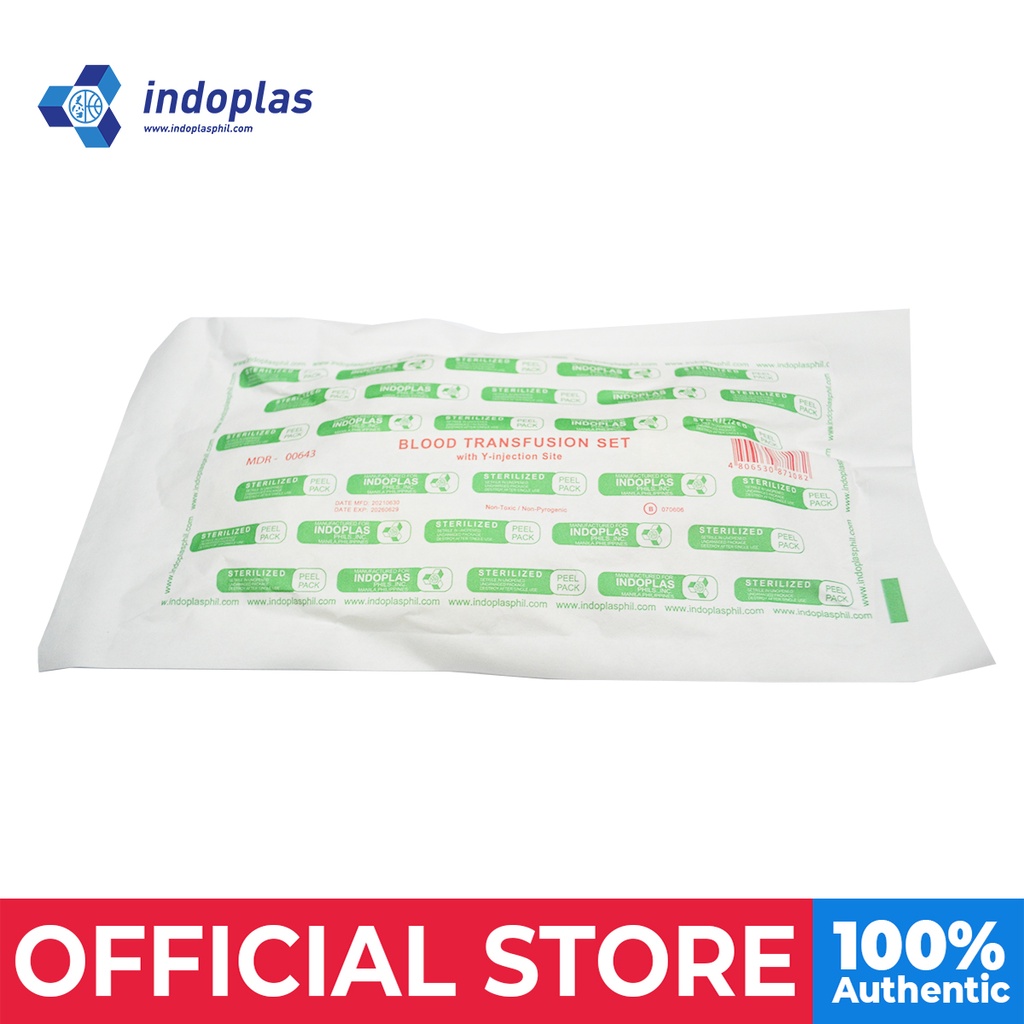 Indoplas Blood Transfusion Set with Y-injection Site | Shopee Philippines