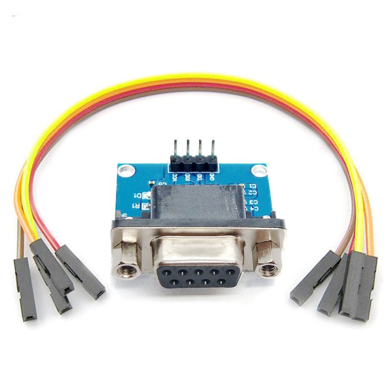 MAX3232 RS232 to TTL Serial Port Converter Module DB9 Connector MAX232 ...