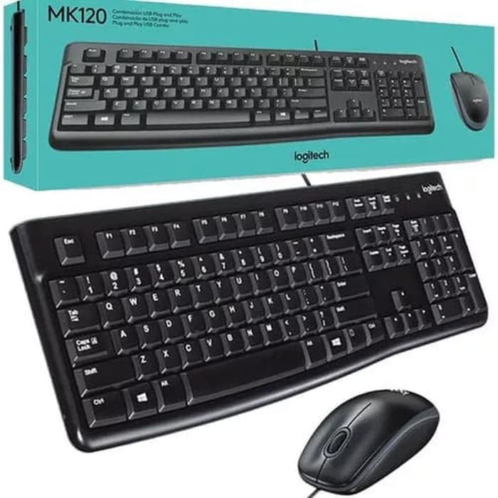 Keyboard+mouse LOGITECH MK 120 | Shopee Philippines