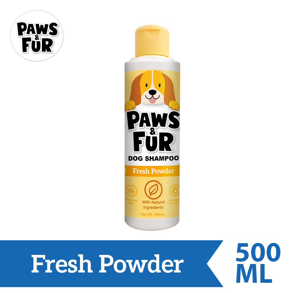 Paws & Fur Dog Shampoo in Fresh Powder 500ml | Shopee Philippines
