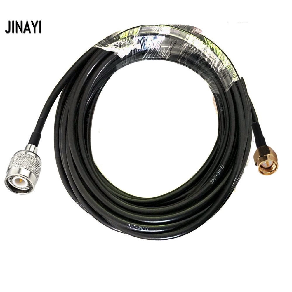 LMR240 TNC male to SMA male Connector LMR-240 RF coaxial Low Loss cable 50ohm 1/2/3/5/10/15m ...