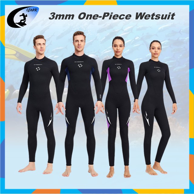 3mm Full Body Wetsuit DIVE&SAIL Super stretch Diving Suit Swimming ...
