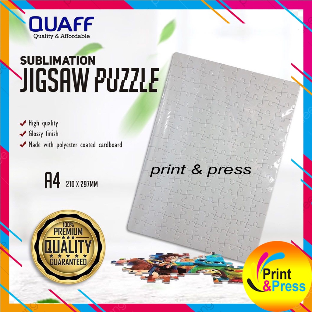 SUBLIMATION JIGSAW PUZZLE A4 SIZE | Shopee Philippines