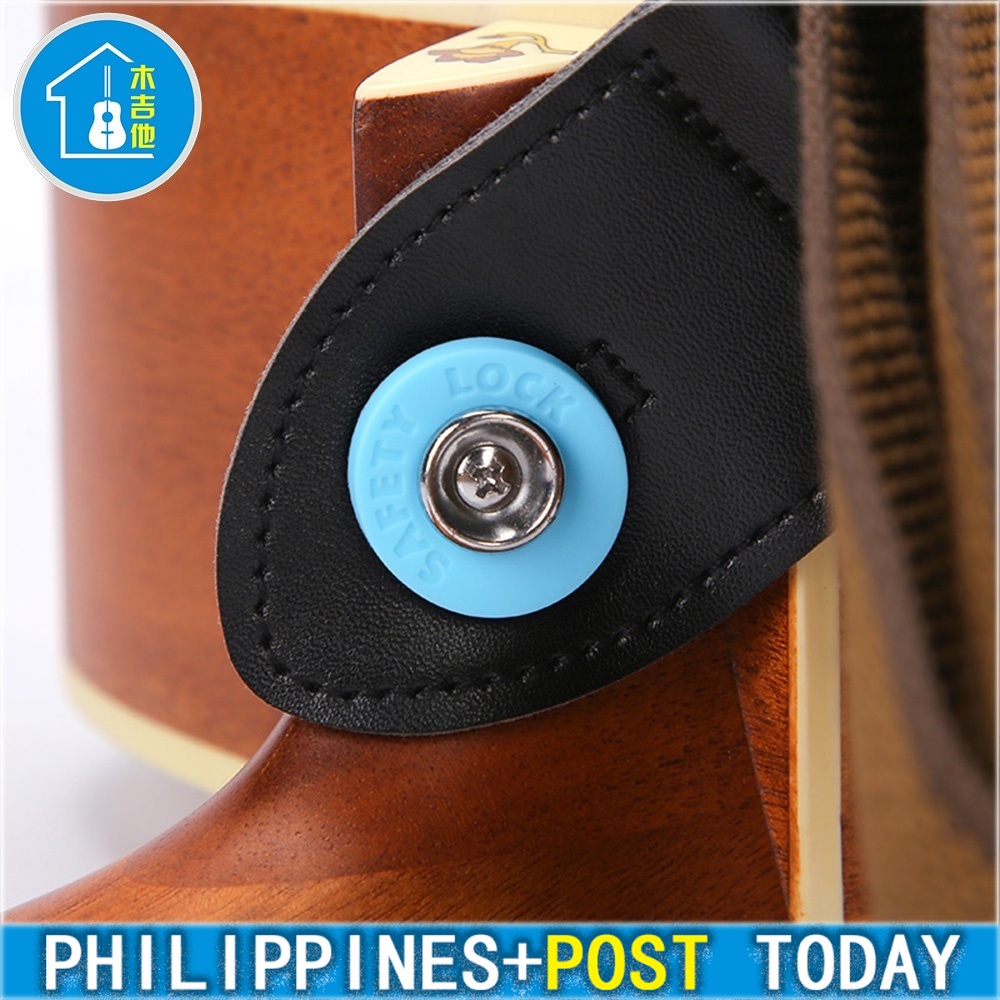 1 PC Bass Guitar Strap Locks Blocks Rubber Material Soft Anti Slip Tail ...