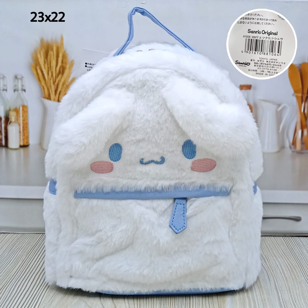 Cinnamoroll Character Fur Backpack/Cinnamoroll Backpack/Cinnamoroll Bag ...