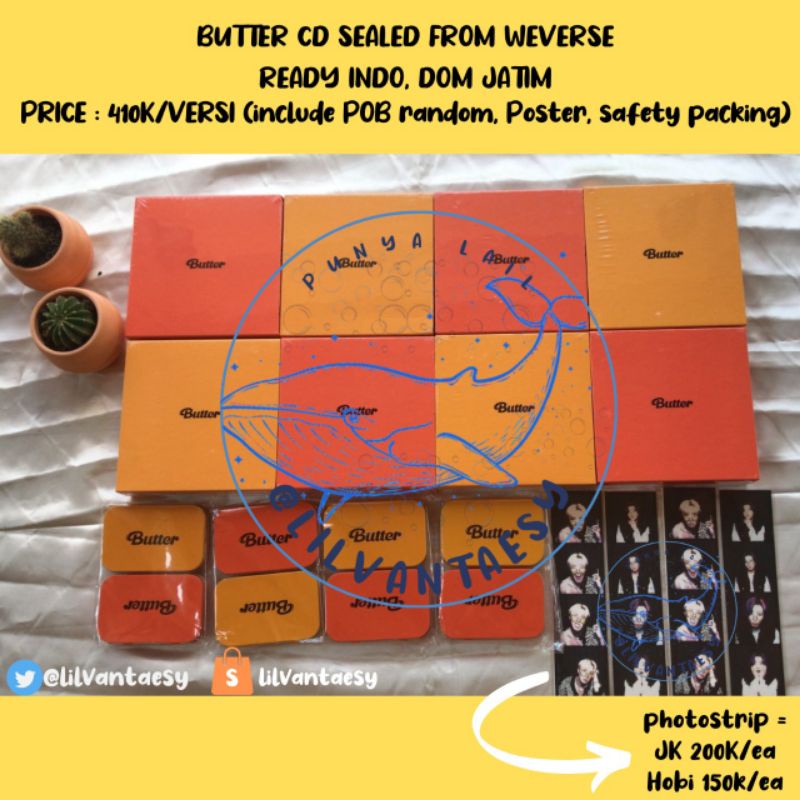 Bts CD Butter Weverse Album | Shopee Philippines