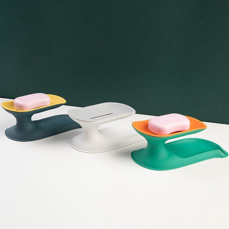 Double layer asphalt soap box toilet bathroom storage storage rack can ...