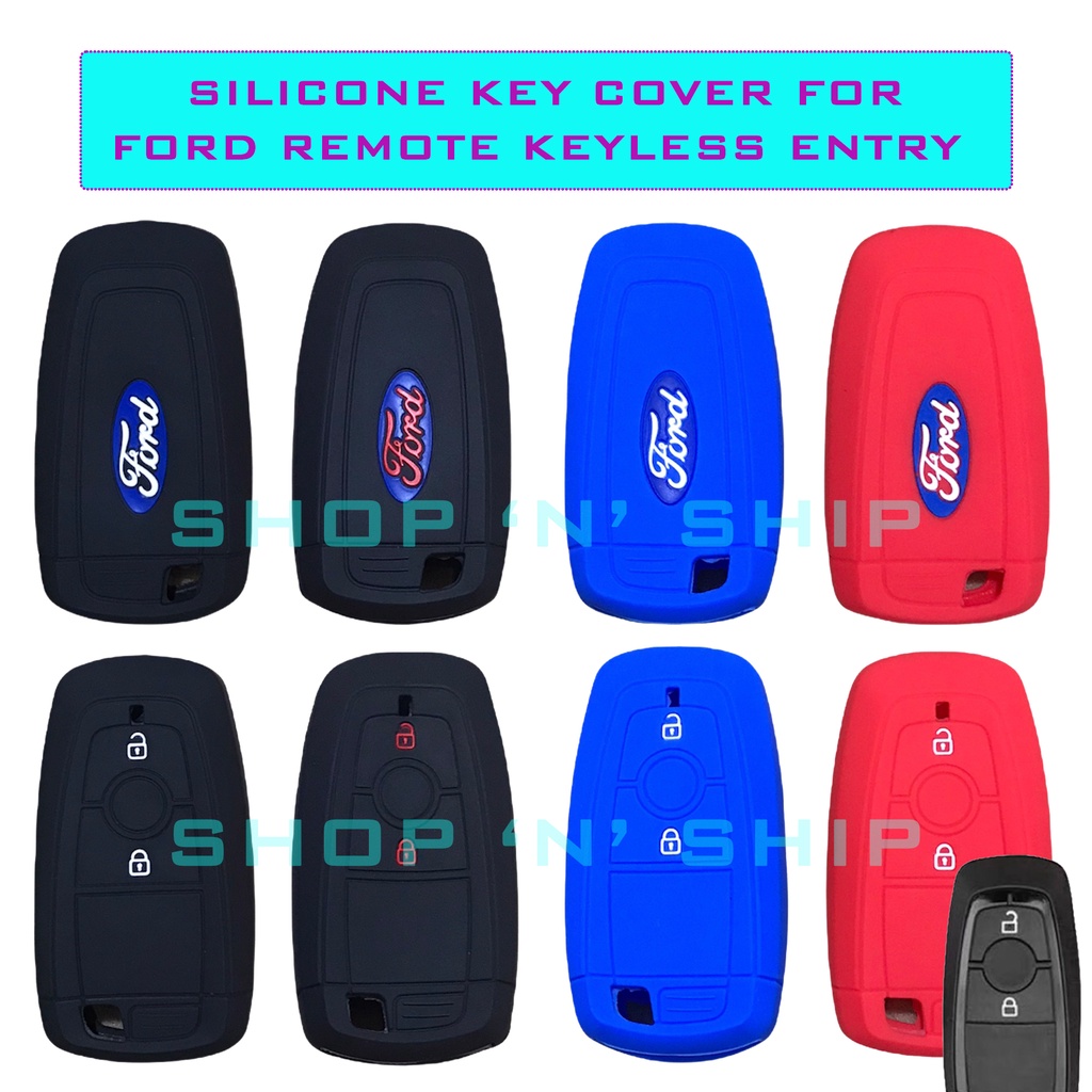Ford Ranger Raptor Wildtrak Silicone Silicon Key Smart Key-less Entry ...