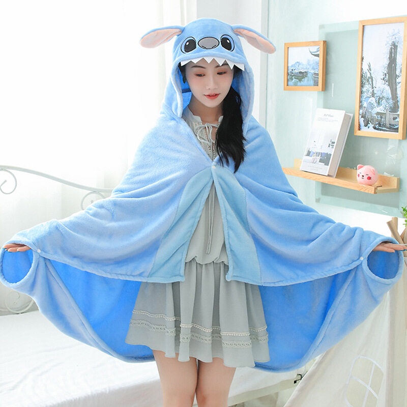 Anime Blanket Umaru-chan Cosplay Cloak Hoodies Coral Fleece Bathrobe ...
