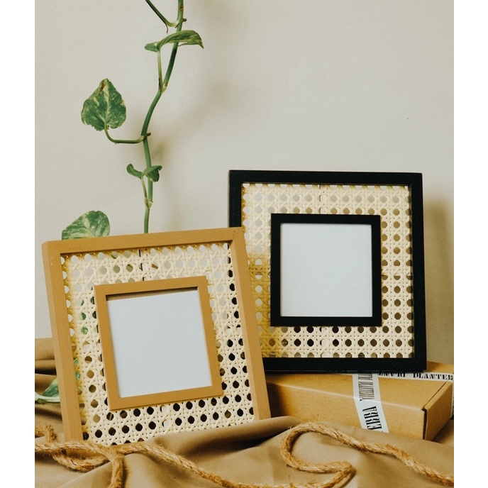 Zara Home Rattan Solihiya Picture Frame | Shopee Philippines