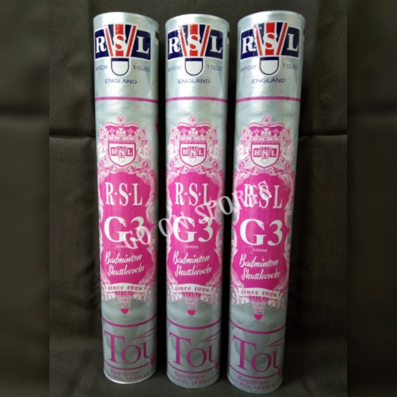 RSL SHUTTLECOCKS G3 PINK 1 TUBE | Shopee Philippines