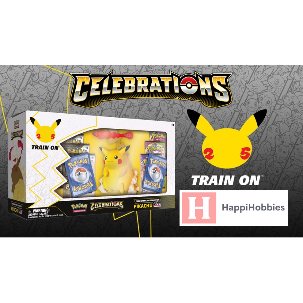 Pokemon TCG: Celebrations Premium Figure Collection - Pikachu VMAX ...
