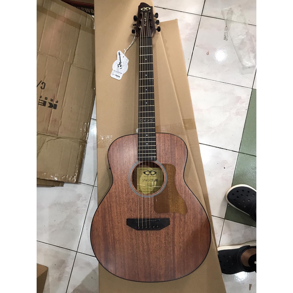 D&D Django Jr. Tokyo Special Acoustic GT-2 Black w/ Bag (Natural ...