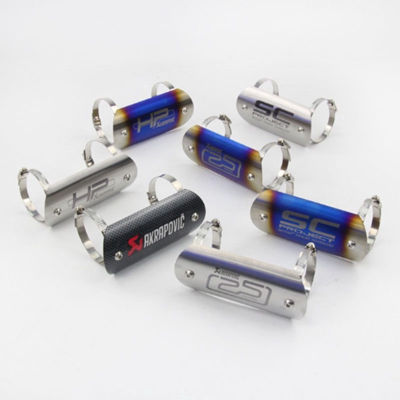 Motorcycle Exhaust Pipe Cover ard Heat Shield Pipe Cover | Shopee ...