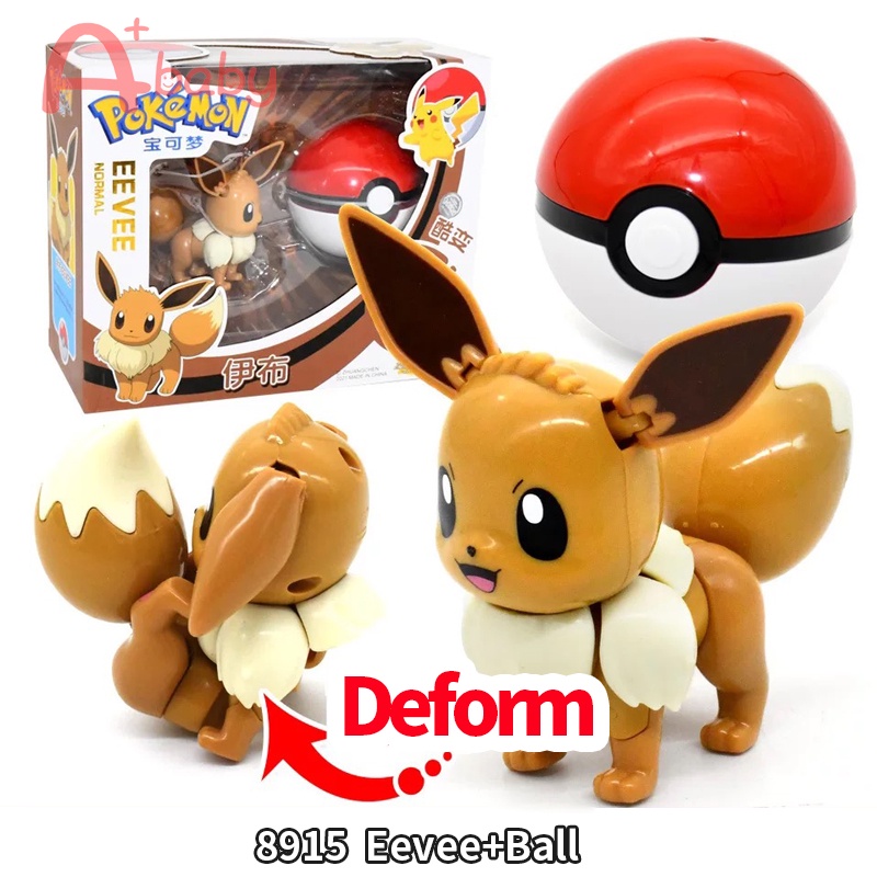 [A+baby] Pokemon Toys Set Action Figures Pikachu/Charizard/Mewtwo/Eevee ...