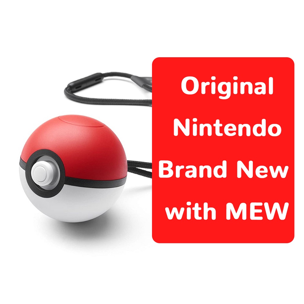 Nintendo Switch Pokeball Plus with Mew - Ns Pokemon Poke Ball | Shopee ...