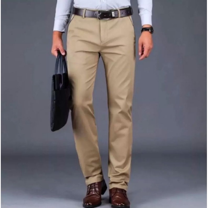Straight Cut Slacks for Men Office and Formal Attire ( 28-40) | Shopee ...