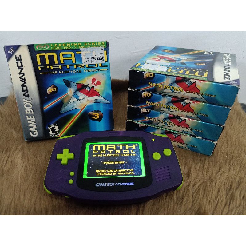 Gameboy Advance GBA Math Patrol The Kleptoid Threat | Shopee Philippines