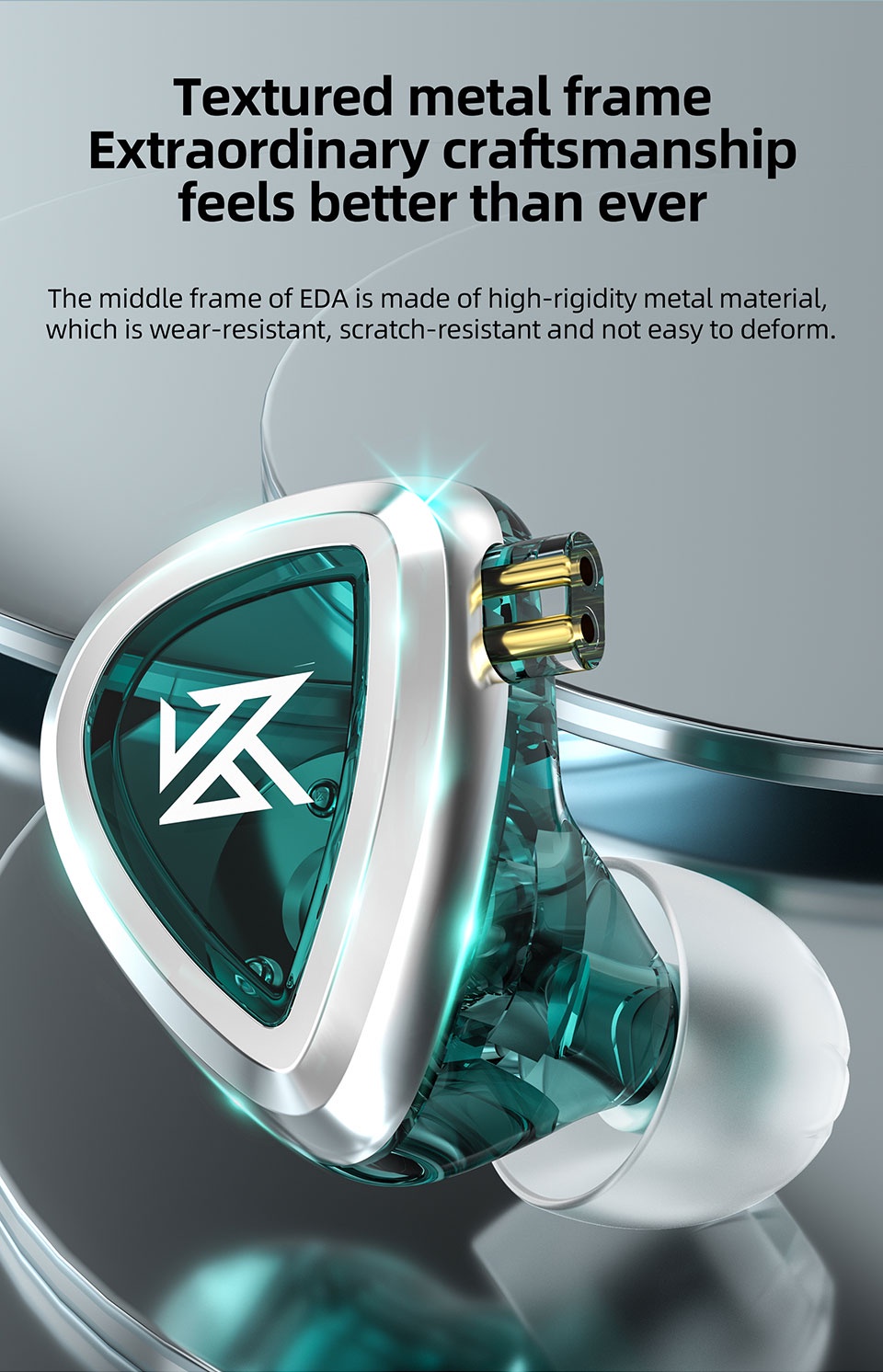 KZ EDA Bass/Balanced/Hi-Res Earbuds In Ear Earphones 3 Pairs HIFI Headset Monitor Sport Noise ...