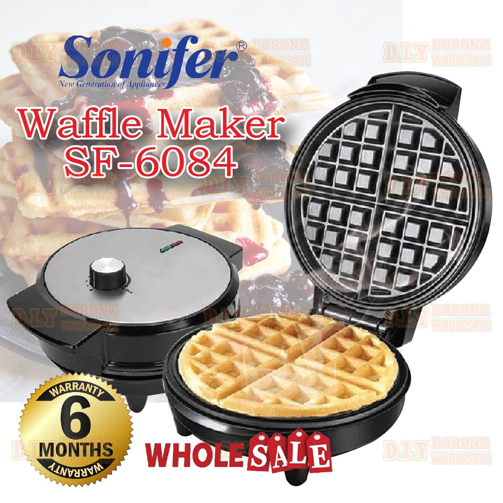 [6 MONTH WARRANTY] SONIFER Waffle Maker SF-6084 Breakfast Machine ...