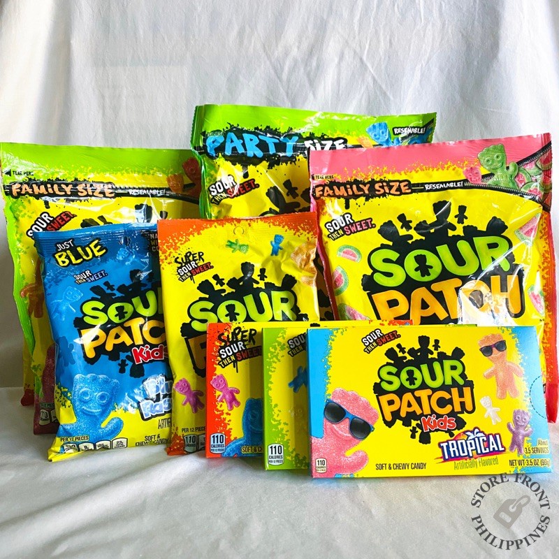 [ON HAND] Sour Patch Kids Candy Original, Blue Raspberry, Extreme ...