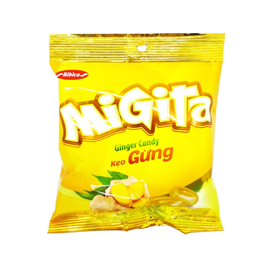 Migita Ginger Hard Candy (70g Pack) | Shopee Philippines