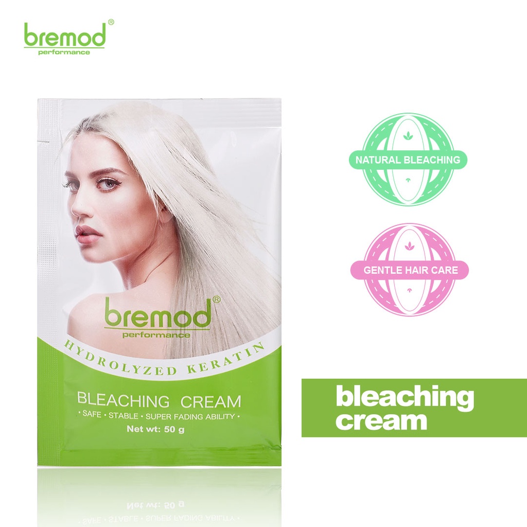 Bremod hair color Hydrolyzed Keratin Fast Fading Bleaching Cream BR ...