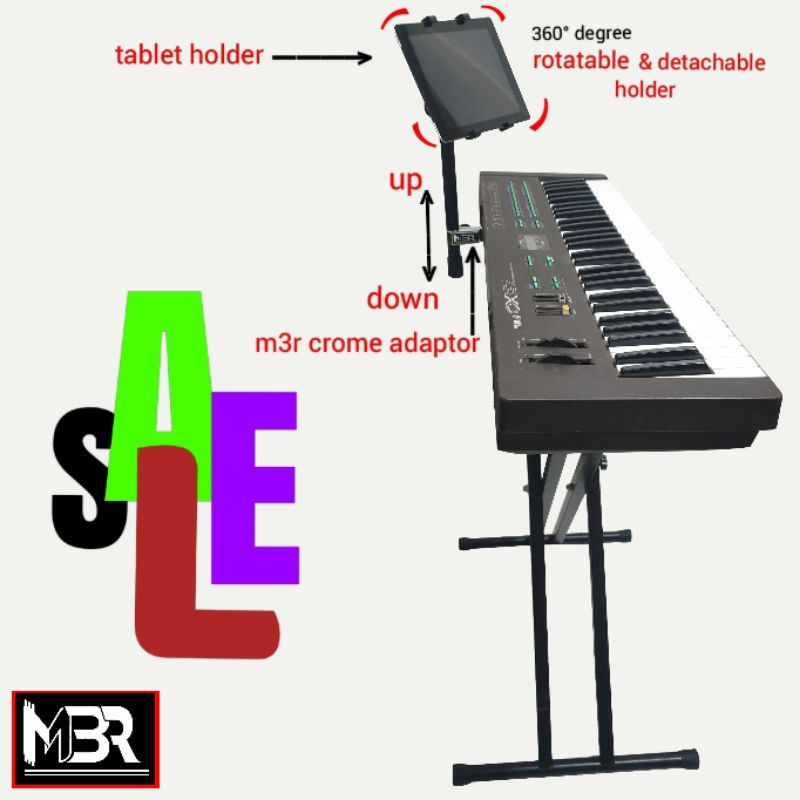 PIANO STAND/MS-mic/TAB HOLDER free 4pcs Adjustable rubber support ...