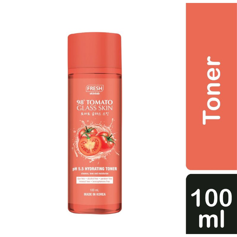Fresh Skinlab Tomato Glass Skin Hydrating Toner 100ml | Shopee Philippines