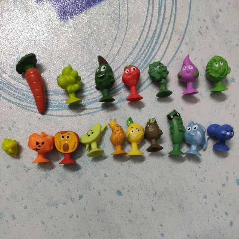 Coles Fresh Stikeez Mini Collectable set : Fruit & Vegetables | Shopee ...