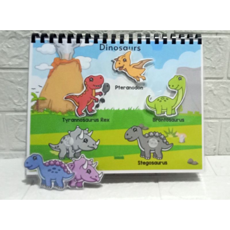 Laminated Interactive Activity with Velcro Toddler Preschool Busy Book ...