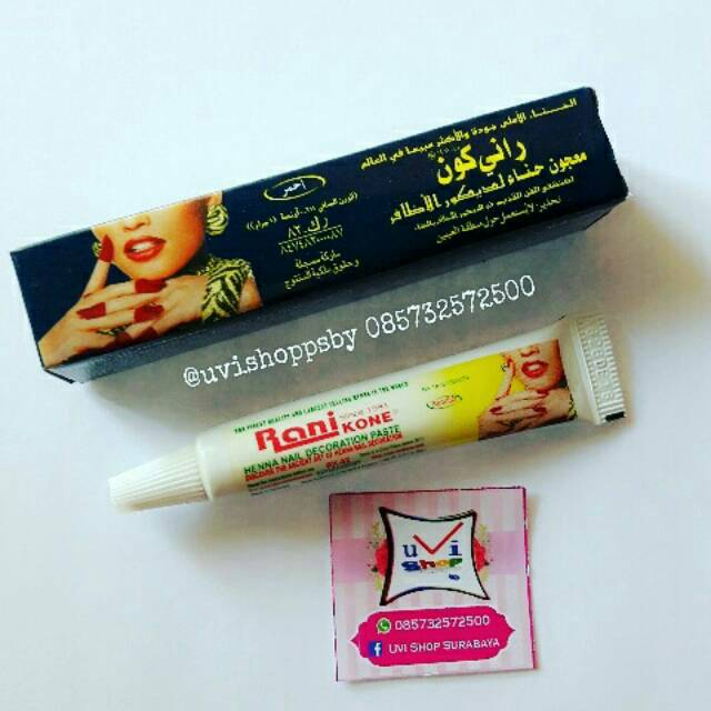 Henna RANI NAIL KONE CONE RK | Shopee Philippines
