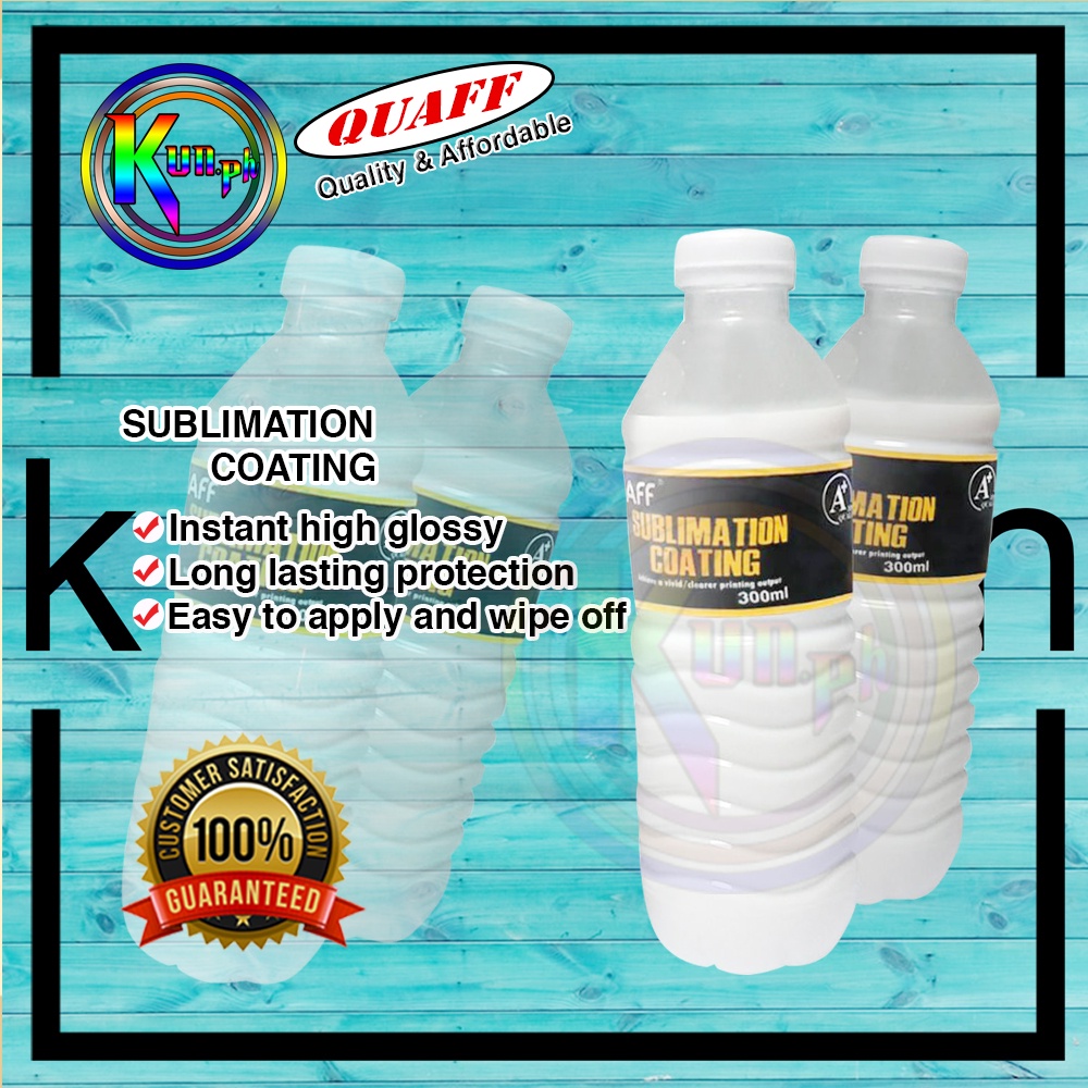 300ml QUAFF Sublimation Spray Coating For Tshirts / garments | Shopee ...